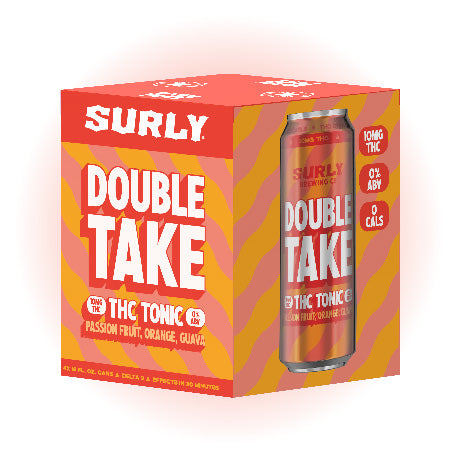 Double Take Passion Fruit, Orange, & Guava THC Tonic (4 Pack ...